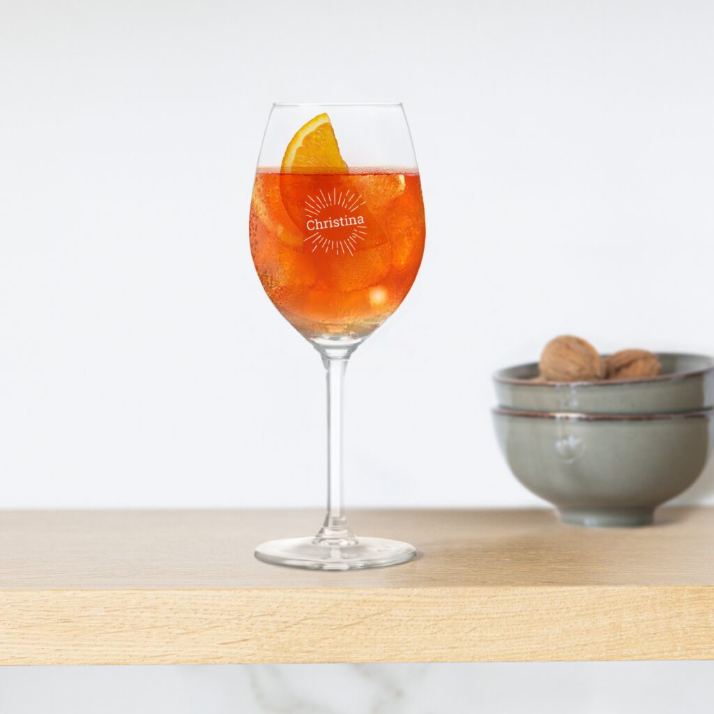 🔖 Aperol Spritz Glas mit Gravur